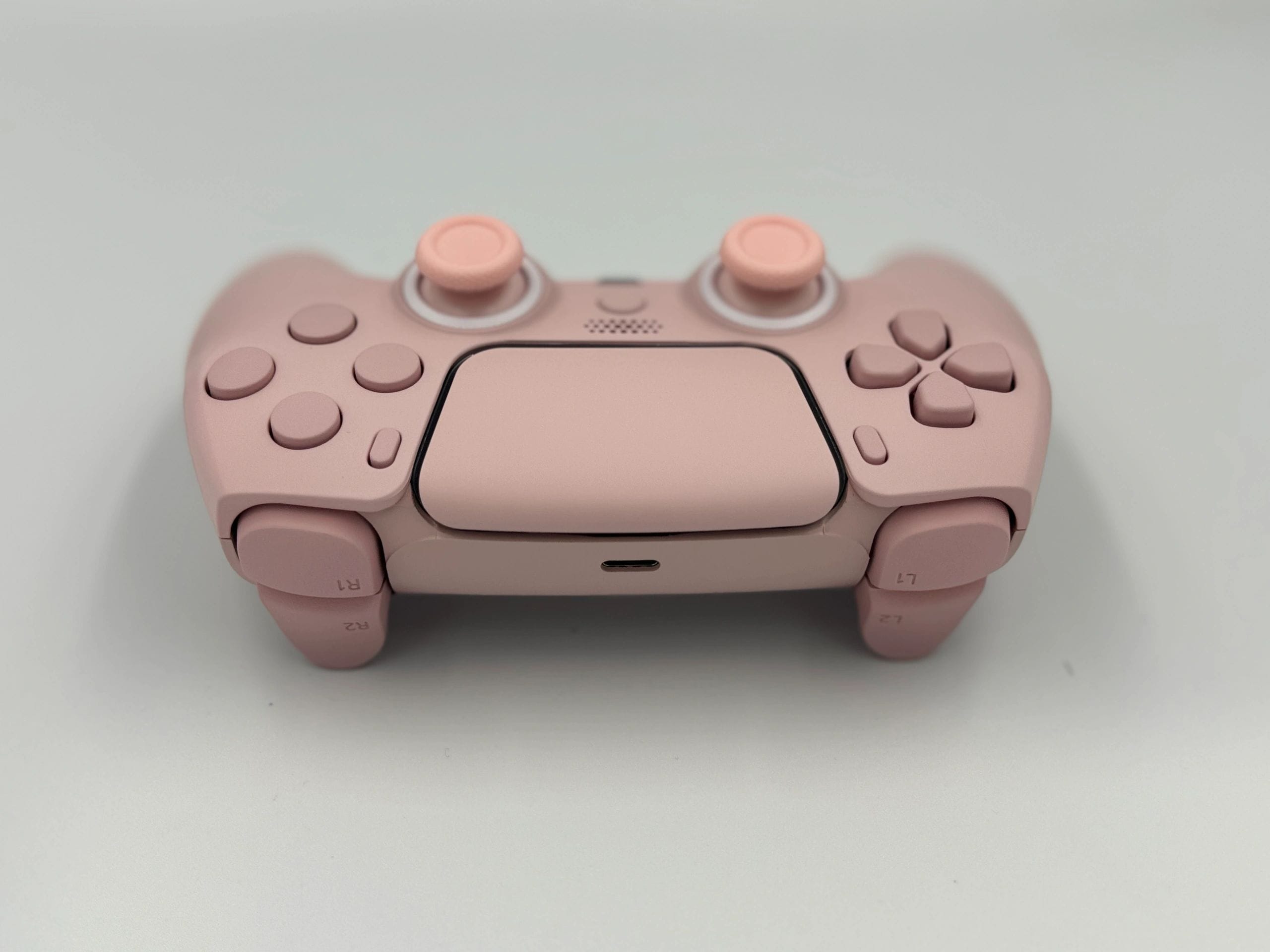Custom Designed Pastel Pink "PIG" DualSense PS5 Controller - TrippyTaka