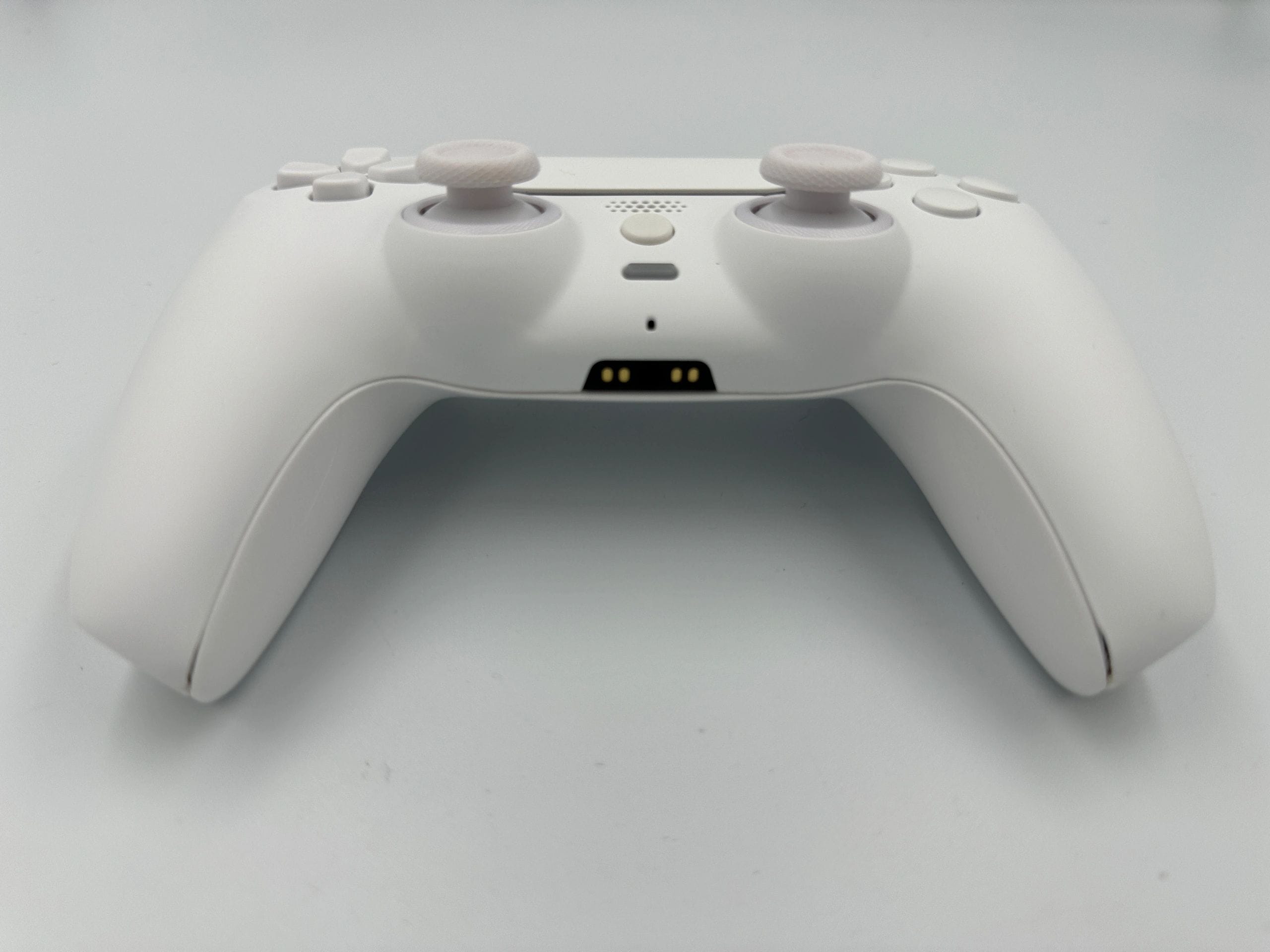 Custom "Solid White Luna" DualSense PS5 Controller