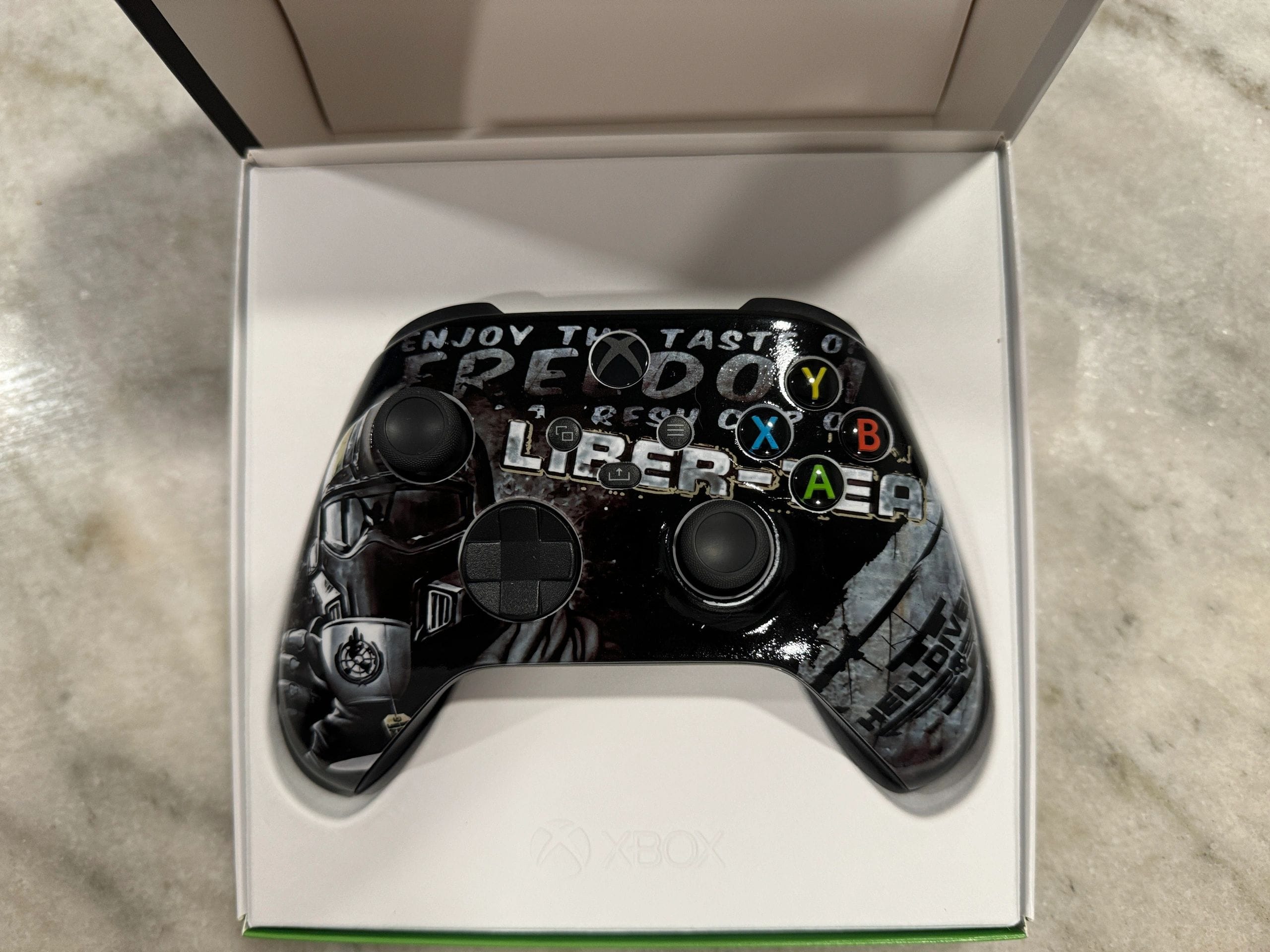 Custom "Liber-Tea" Helldivers II Inspired Xbox Series X/S Controller ...