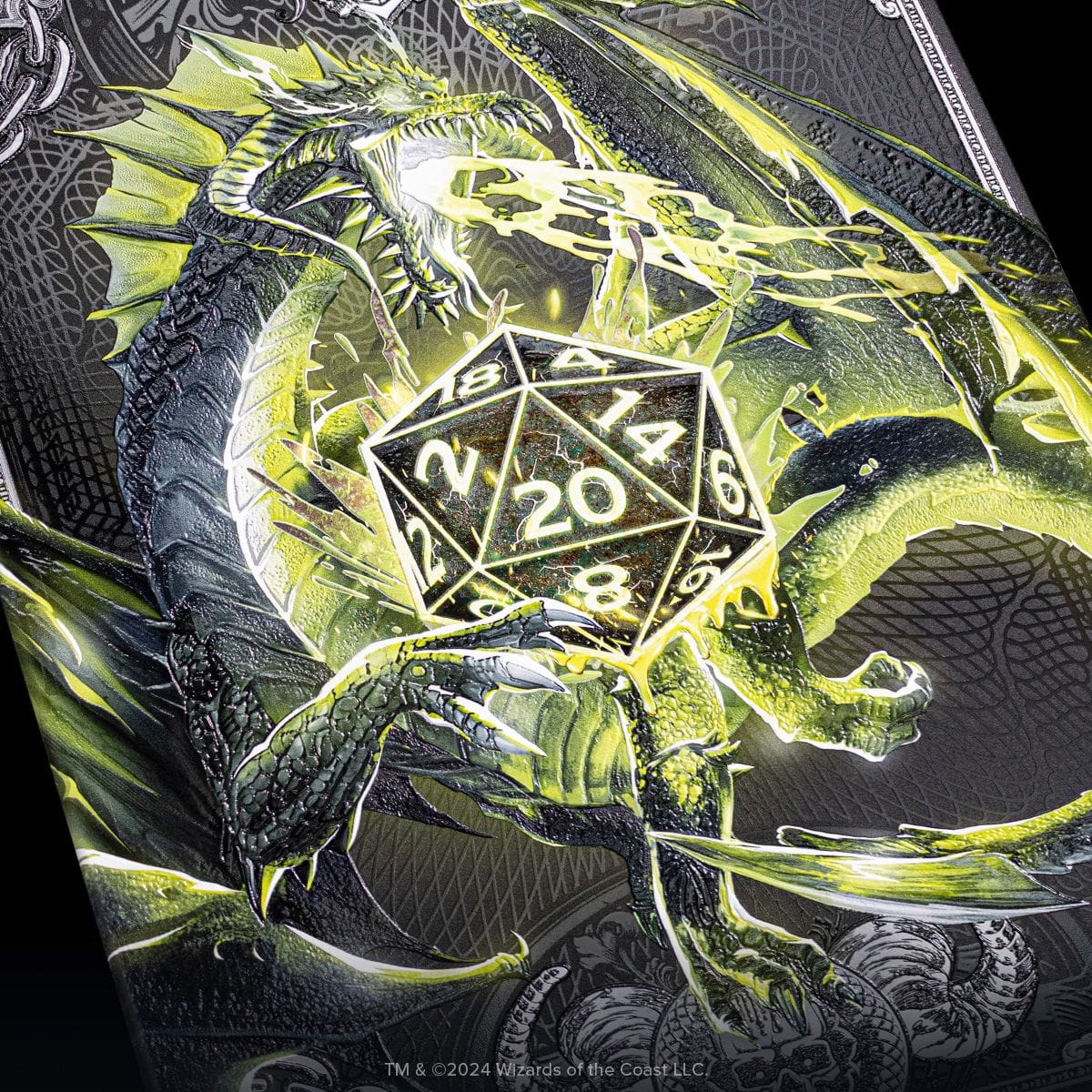 Ancient Black Dragon DnD Limited Edition Displate X/1500